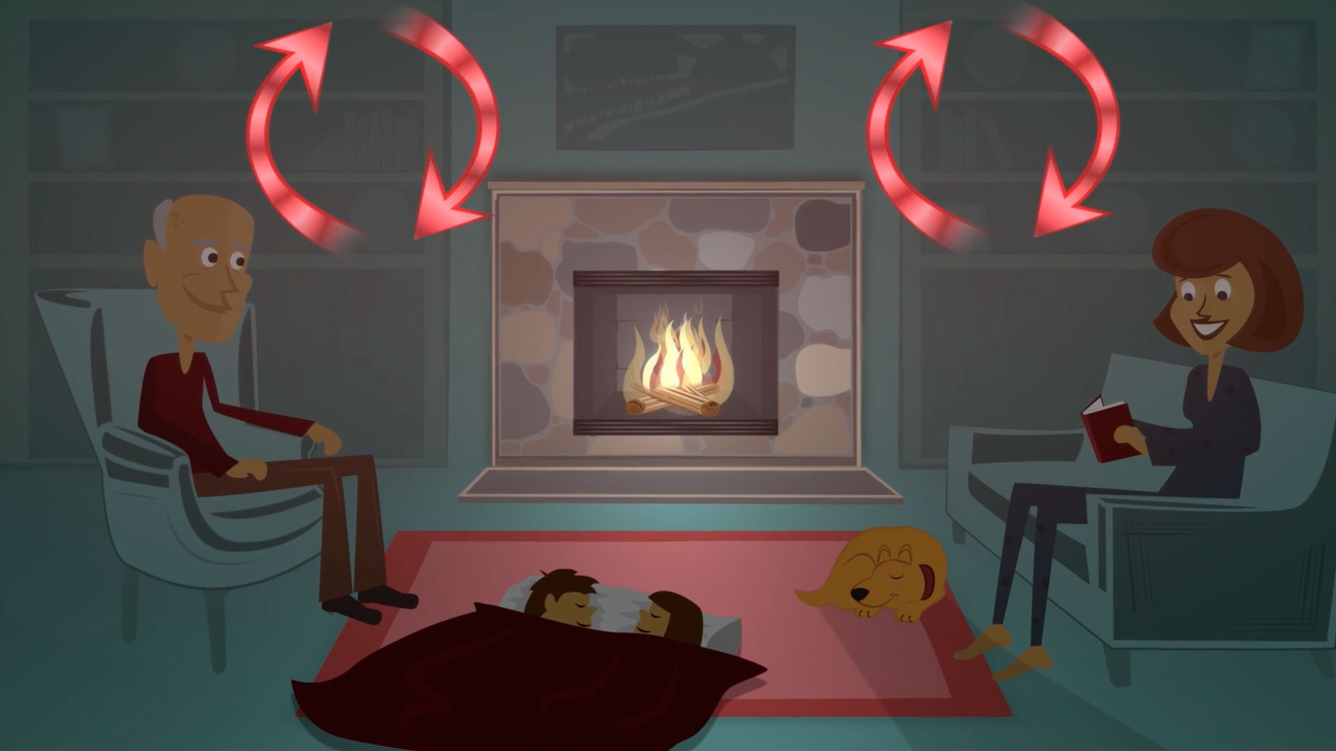 How to create warmth from your fireplace | Chimneys Plus